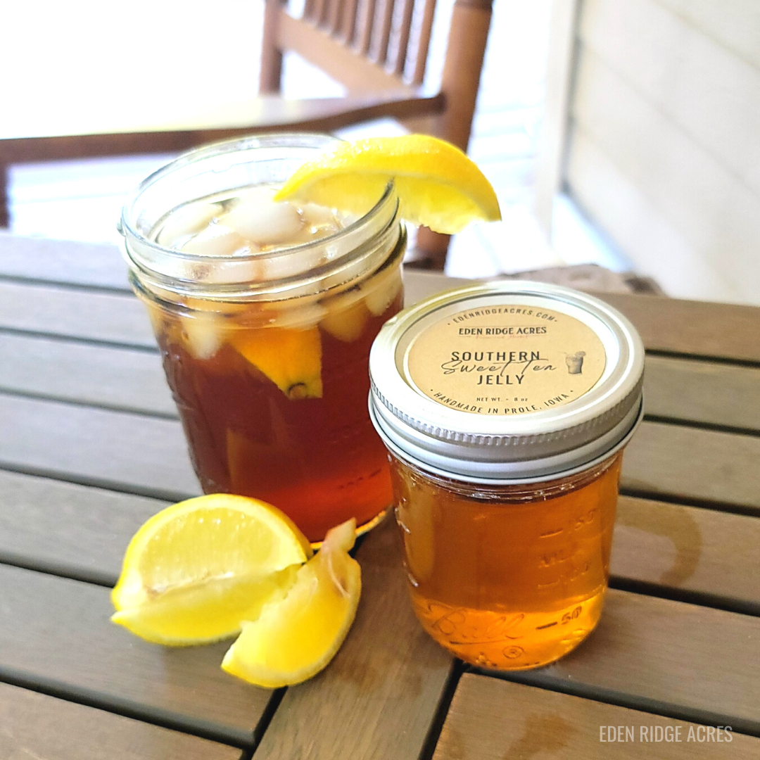 Southern Sweet Tea Jelly (8 oz) — Eden Ridge Acres